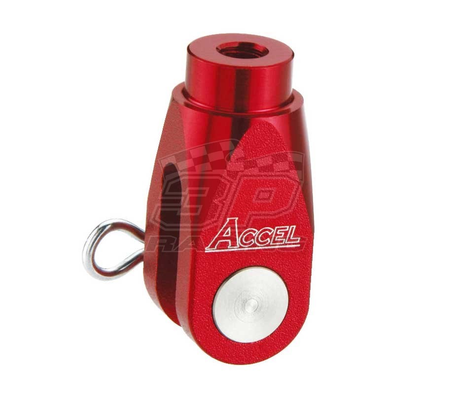 Accel brake clevis billet Red AC-BBC-01-RED Honda CR 125, CR 250, CRF ...