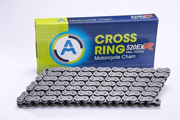 AM Chain Drive Chain X-ring gray 520EXR for Yamaha, Honda, Kawasaki, TM ...