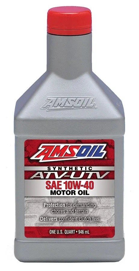 AMSOIL AUV40QT 10W-40 100% Synthetic ATV/UTV Motor Oil | 3P Racing