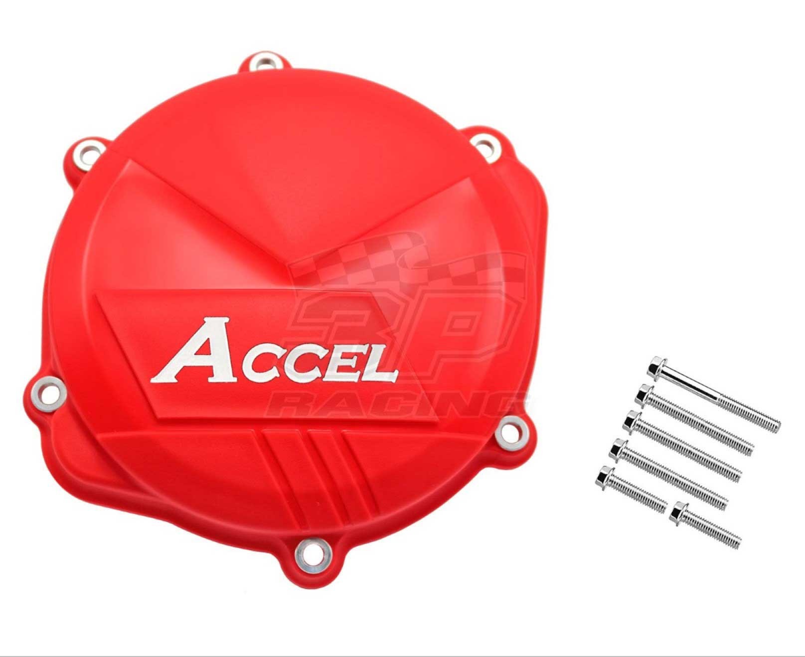 Accel clutch cover guard Red AC-CCP-104-RD Honda CRF 250R 2018-2021 ...