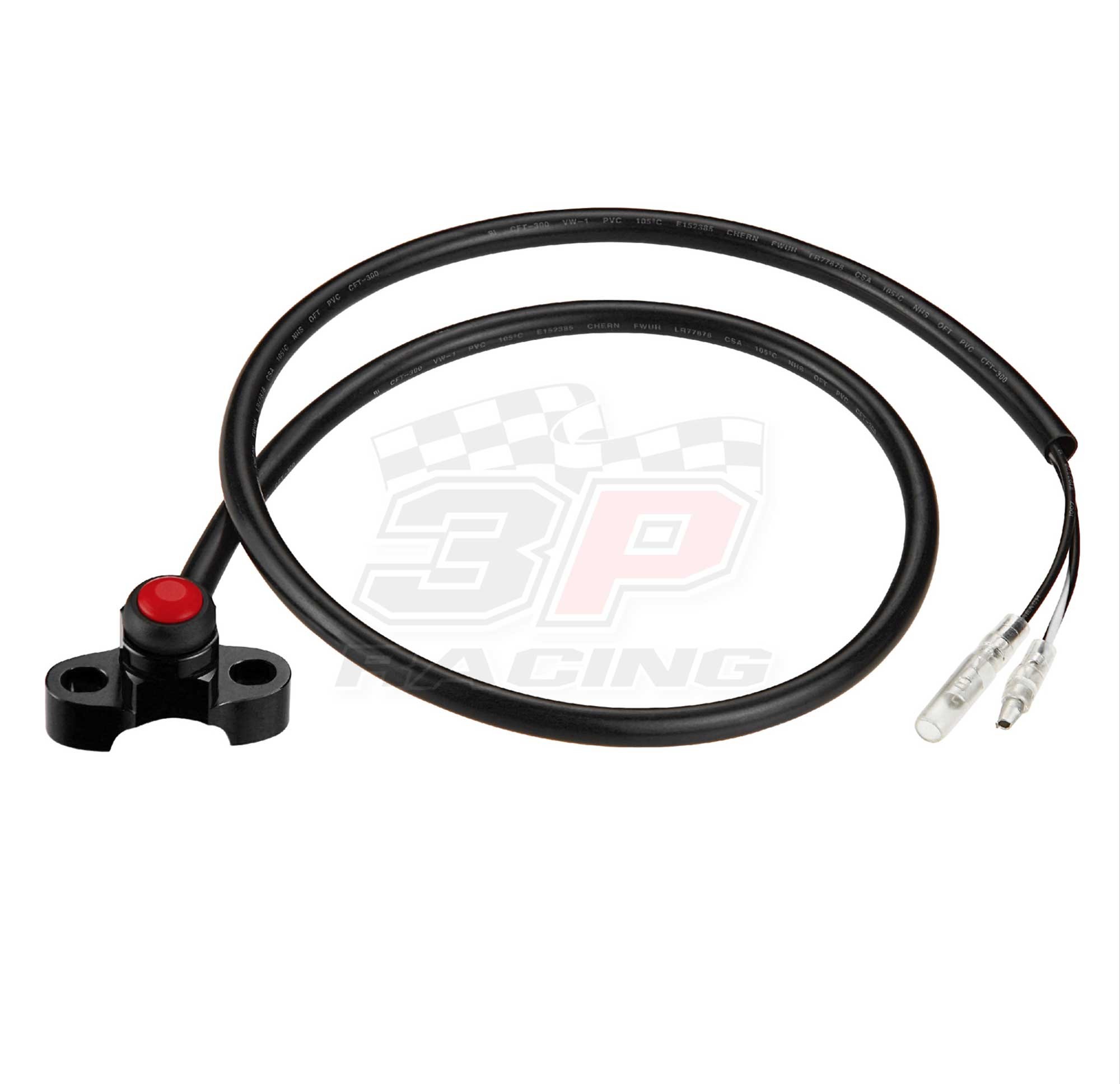 Accel kill switch - Black AC-KS-01-BK for Off-road motorcycles | 3P Racing