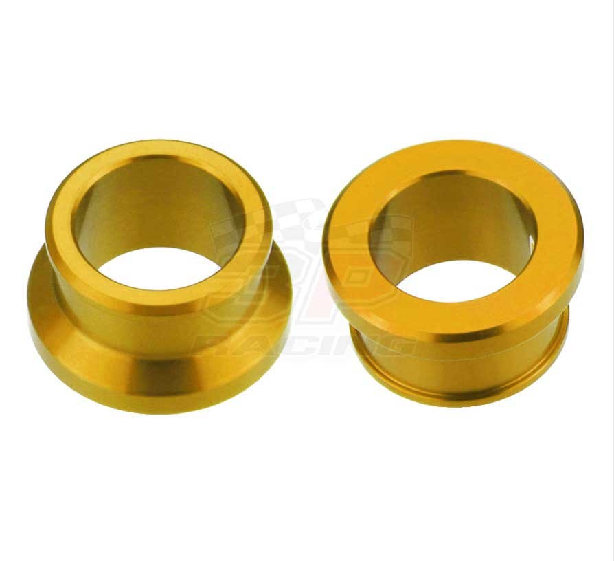 Accel rear wheel spacers set Gold AC-WSR-06-GD Suzuki RMZ 250 2007-2022 ...