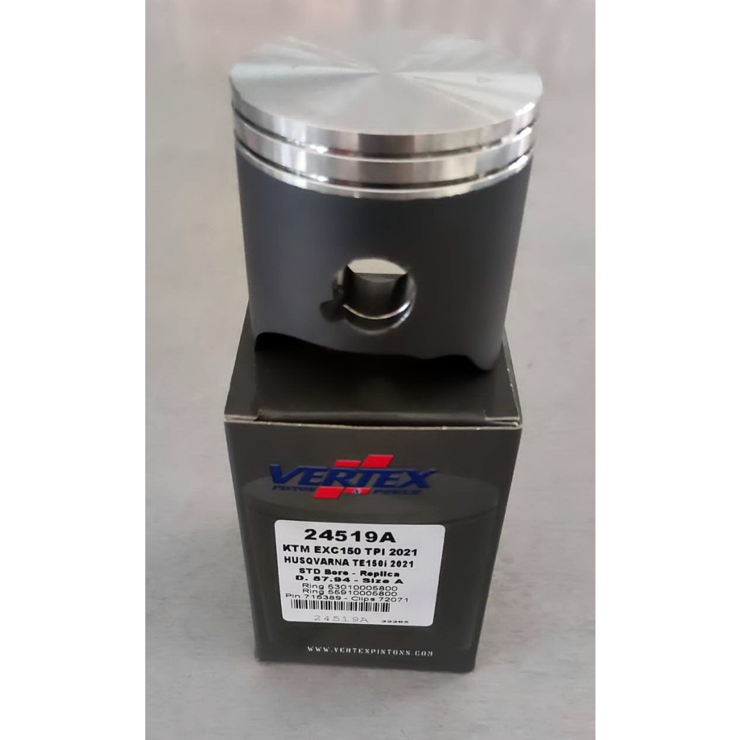 Vertex piston kit 24519 Husqvarna TE 150 2021-2024, KTM EXC 150 2021 ...