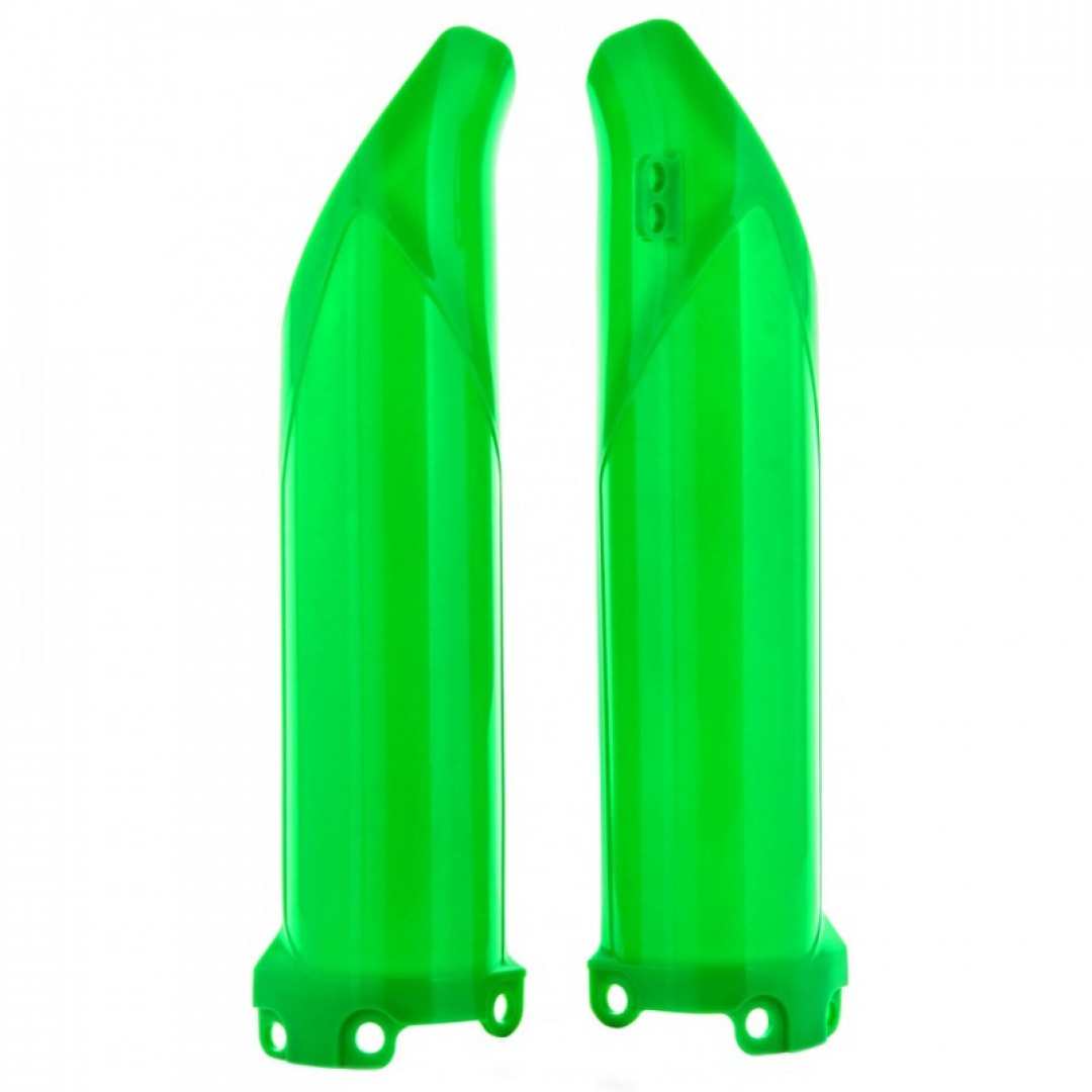 Polisport fork guards green 8351800005 Kawasaki KXF 250 & 450 2009-2024 ...