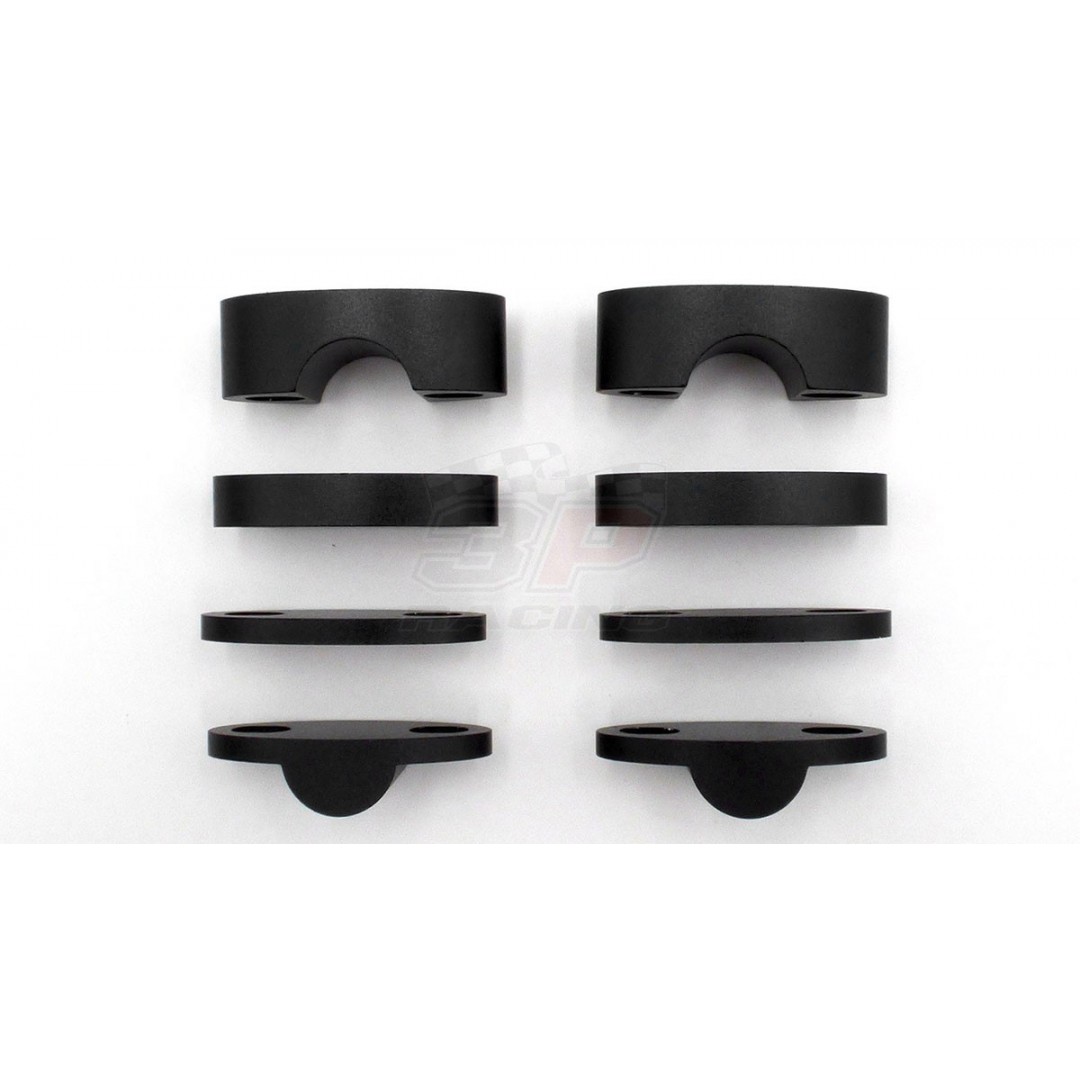 Accel steering bar mount adapter with adjustable height for 22.2mm bar ...