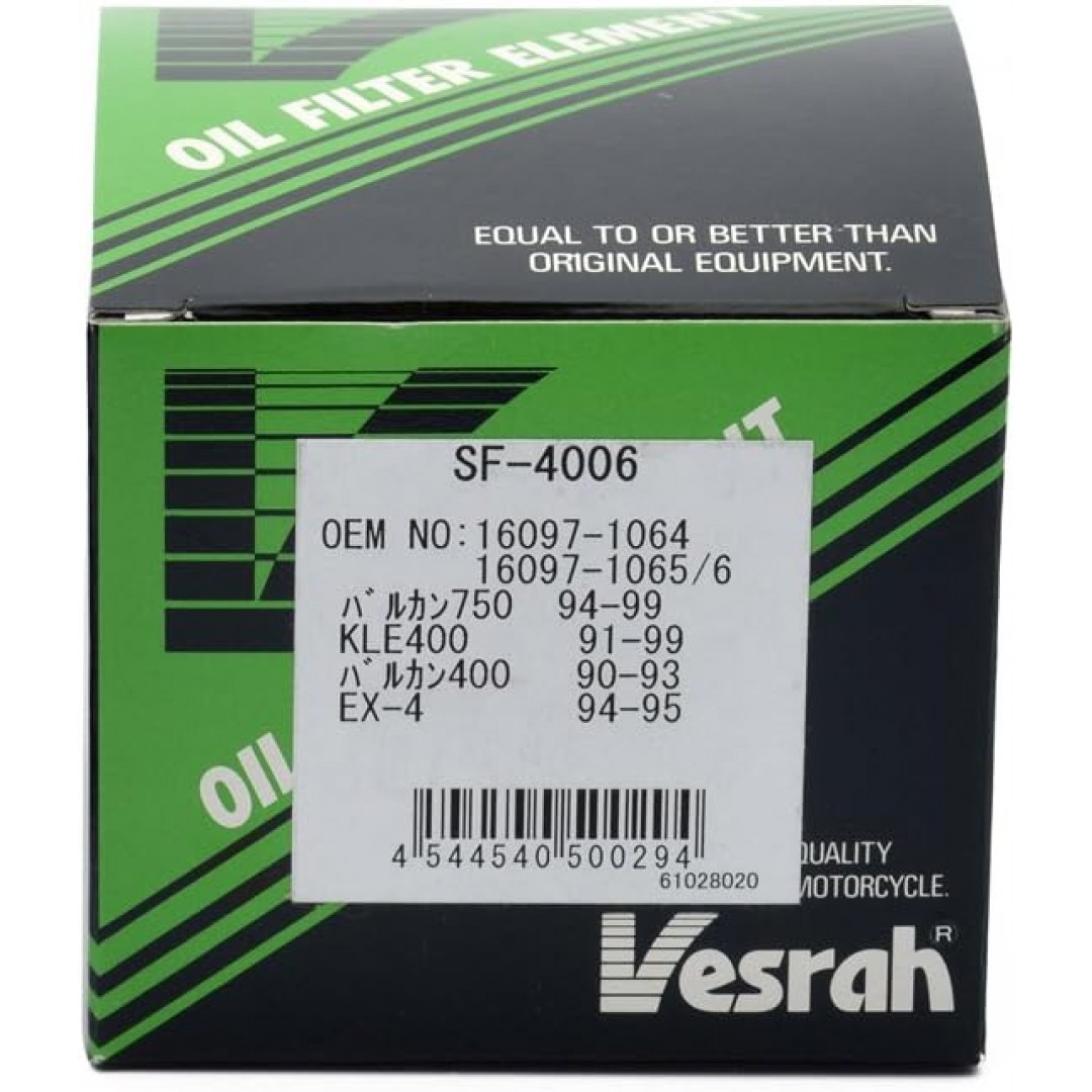 Vesrah oil filter SF-4006 Honda, Kawasaki & Yamaha ATVs & Motorcycles | 3P Racing